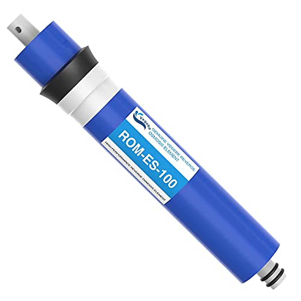 Vegebe 100 GPD RO Membrane Filter 12"x1.8" Reverse Osmosis Membrane Element Replacement Fits Under Sink RO Drinking Water Filter Filtration Purifier System, 1 Pack