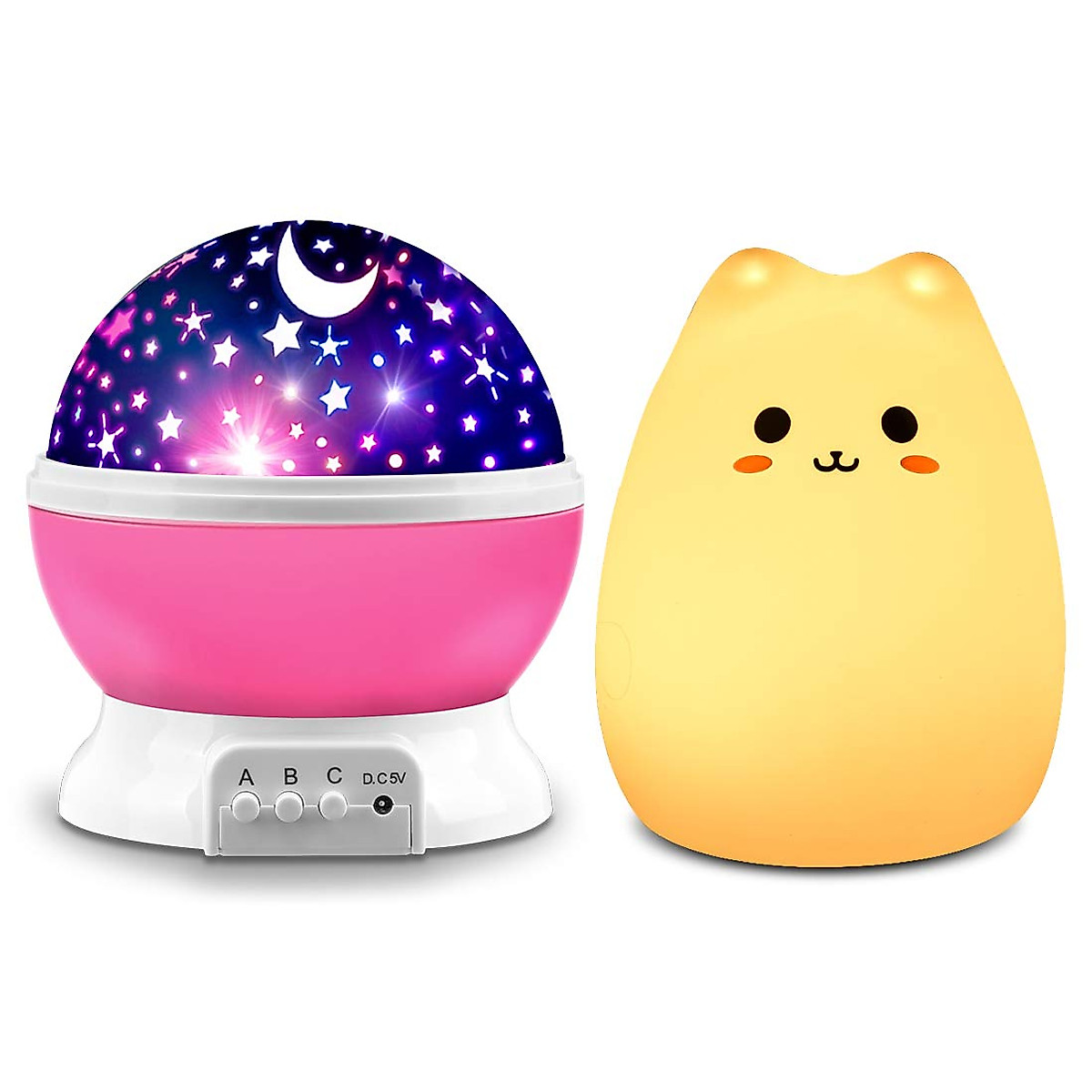 Night Light ,Toys for 2-14 Years Old Boys Girls,MOKOQI Cut Night Lamp Baby Nightlight for Bedroom, Glow up Color Changing Room Light for Bedroom