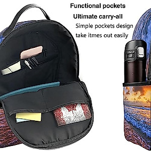 BAFAFA Ocean Dreamy Printed Travel Backpack Business Work Bag Computer Bag Outdoor Sports Rucksack