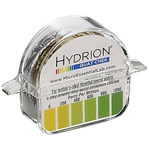 Micro Essential Lab QK-1000 Plastic Hydrion Quat Check Test Paper Dispenser
