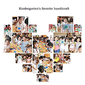 Ahua 3D EVA Foam Stickers for Toddlers Large Size DIY Cartoon Animal Painting Stickers Movable and rotatable，Preschool Art Class Drawing Sticker Puzzle Art Craft Kit for Kids Boys Girls