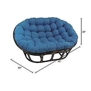 International Caravan Rattan Double Papasan Chair Frame Only