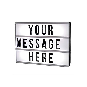 Room Essentials Led Light Box 105 Interchangeable Plastic Cards