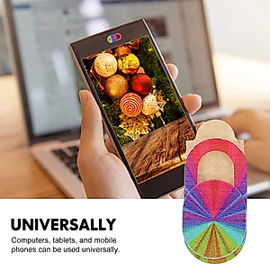 Hemobllo 3pcs Privacy Cover Laptop Webcam Covers Lovely Webcam Cover Phone Webcam Cover Laptop Webcam Protector Web Covers Phone Accessory -Peeping Covers Colorful Webcam Cover