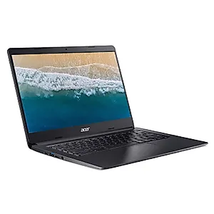 Acer 14" FHD Touchscreen Chromebook Laptop, Dual-Core Intel Celeron N4020, 4GB LPDDR4 RAM, 64GB eMMC Storage, Up to 12.5hrs Battery Life, WiFi, USB-C, Webcam, Chrome OS, w/CUE Accessories
