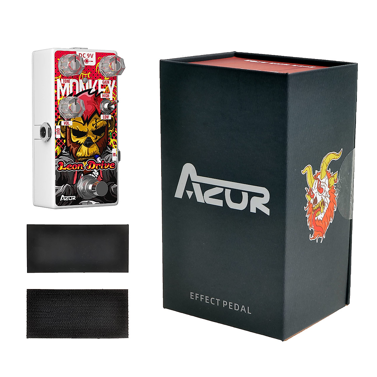 AZOR Leon Dirve Guitar Pedal Monkey Overdrive Analog Effect Pedal for Electric Guitar Bass True Bypass AP503