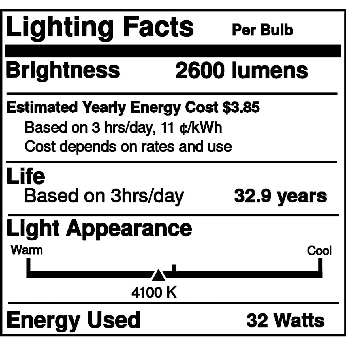 Replacement for Philips 479626, F32T8/TL941/ALTO, Fluorescent Tube Light Bulbs (30 Pack)