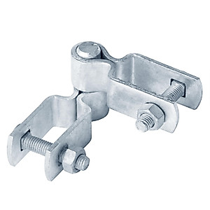 4 Pairs 1" x 1" x 5/8" Square Chain Link Fence Gate Frame Post Hinge Male and Female,Max Load 165lb