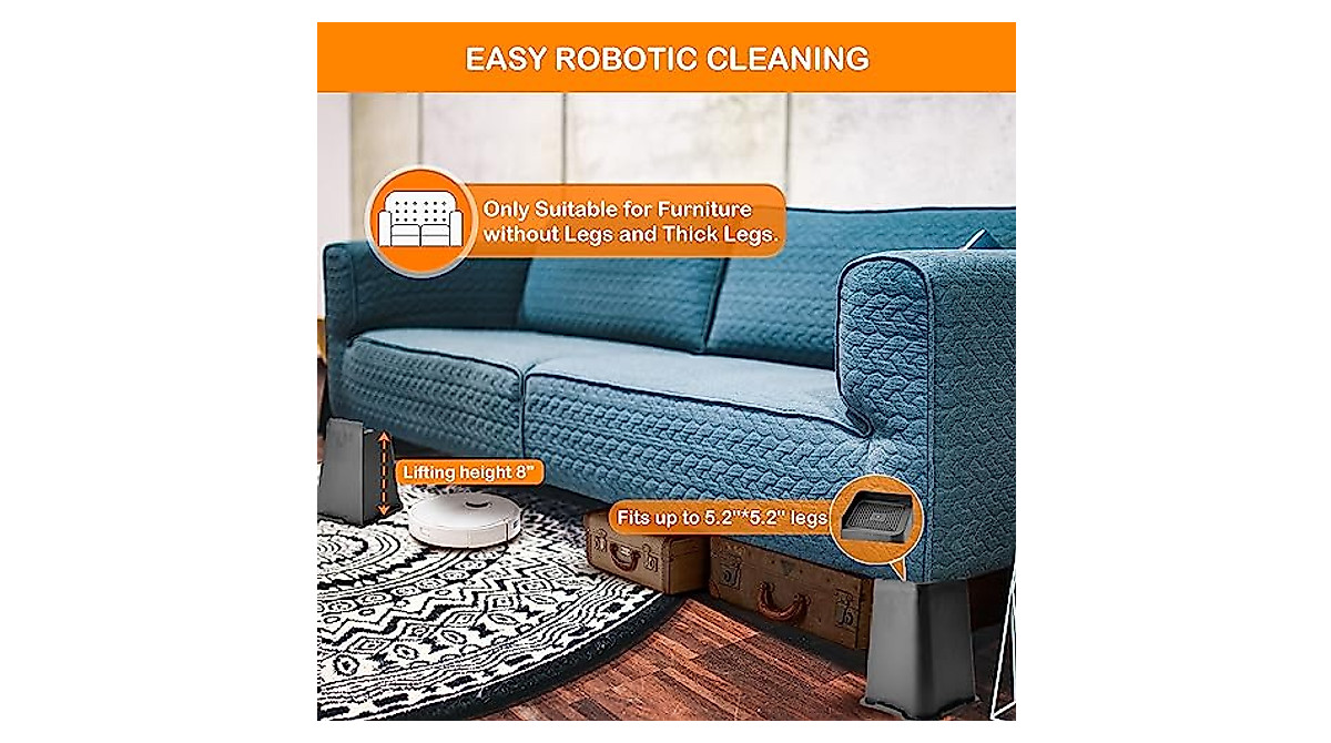 Heavy Duty Bed Risers - Elevate & Support Up to 5,000 LBS