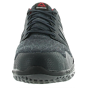 Reebok Work Men's RB4250 Zprint Safety Steel Toe Athletic Work Shoe Navy Red and Grey, Cobalt Blue, 11