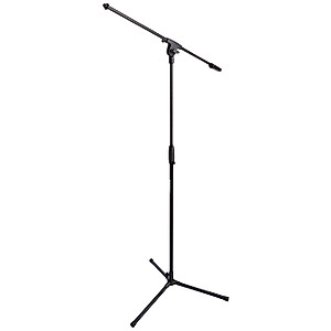 Pyle Classic Retro Dynamic Vocal Microphone + Amazon Basics Adjustable Boom Height Microphone Stand