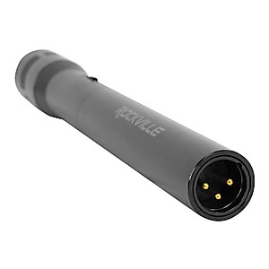 Rockville PRO-D7 7 Mic Drum Kit w/Bass+Snare+Condenser Overhead Microphones, Black