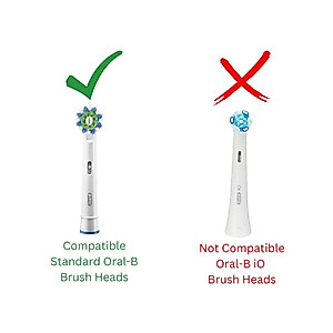 HOYT DESIGN for Oral-B Countertop Electric Toothbrush Replacement Brush Head Holder Organizer Stand