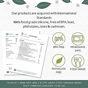 Mintlyfe Baby Trainer Cup, Pack of 2 Food Grade Silicone Training Cup with Anti-Drop Straw and Non-Slip Handes, BPA-Free, Unbreakable, Spill Proof Sippy Cup for Toddlers, 4 oz (Sage/Ether)