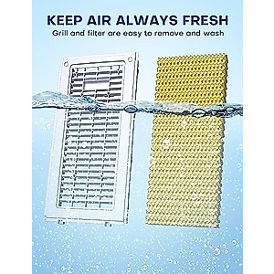 BALKO Evaporative Air Cooler, 2100CFM Windowless Air Conditioner w/7H Timer & Remote, 2 Modes, 8 Gal Water Tank Cooling up to 700 Sq.ft, Swamp Cooler Air Conditioner Portable for Room Garage Outdoor