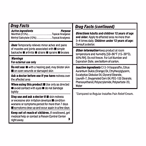 Healthy Directions Instaflex Extra Strength Pain Relief Cream, with 2X The Pain-Fighting Ingredients, Rubs Out Your Toughest Muscle & Joint Pain (2 oz)