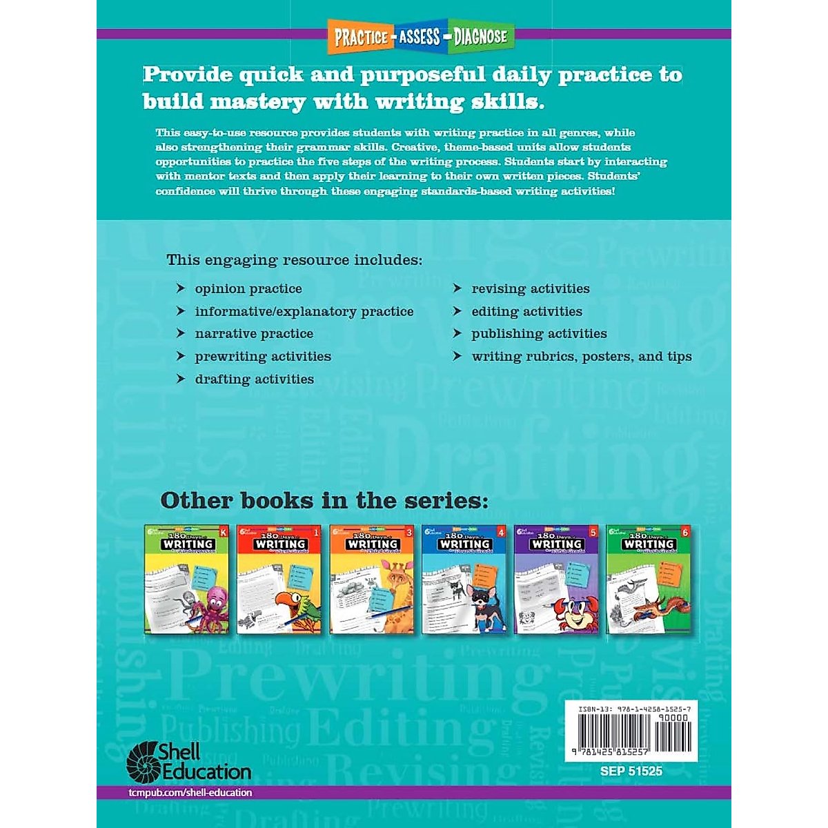 180 Days™: Includes Reading 2nd Edition, Writing, and Math for 2nd Grade Practice Workbook for Classroom and Home, Cool and Fun Practice Created by Teachers (180 Days of Practice)