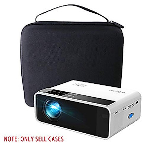 waiyu Hard Carrying Case for QKK Mini Projector 5500/CiBest Projector4500 lux LED Portable Home Theater Projector