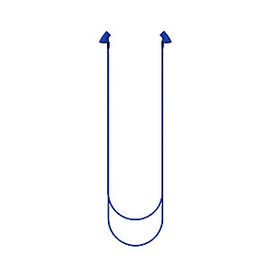 Flare Calmer Kids Secure – Ear Plugs Alternative – Reduce Annoying Noises Without Blocking Sound – Soft Reusable Flexible Silicone with Built-in Lanyard – Blue