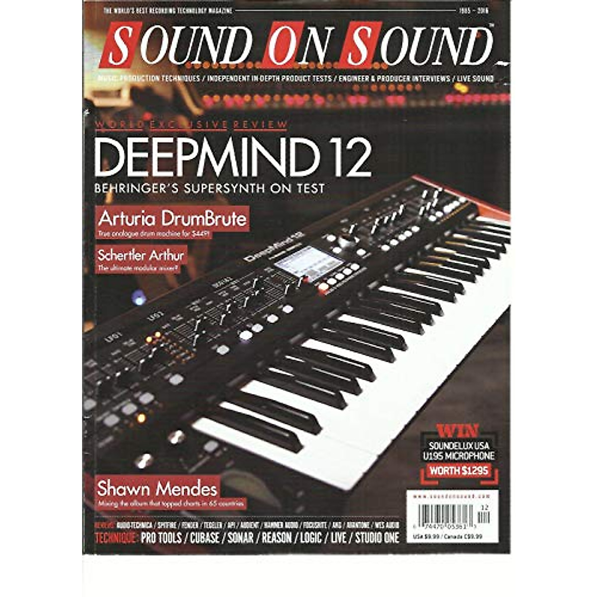 SOUND ON SOUND, THE WORLD'S BEST RECORDING TECHNOLOGY MAGAZINE DECEMBER 2016