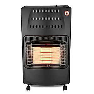 Vivicreate Patio Heater, Gas Heater, Propane Gas Heater, Outdoor Heater, Garage Heater, Work Heater (Black)