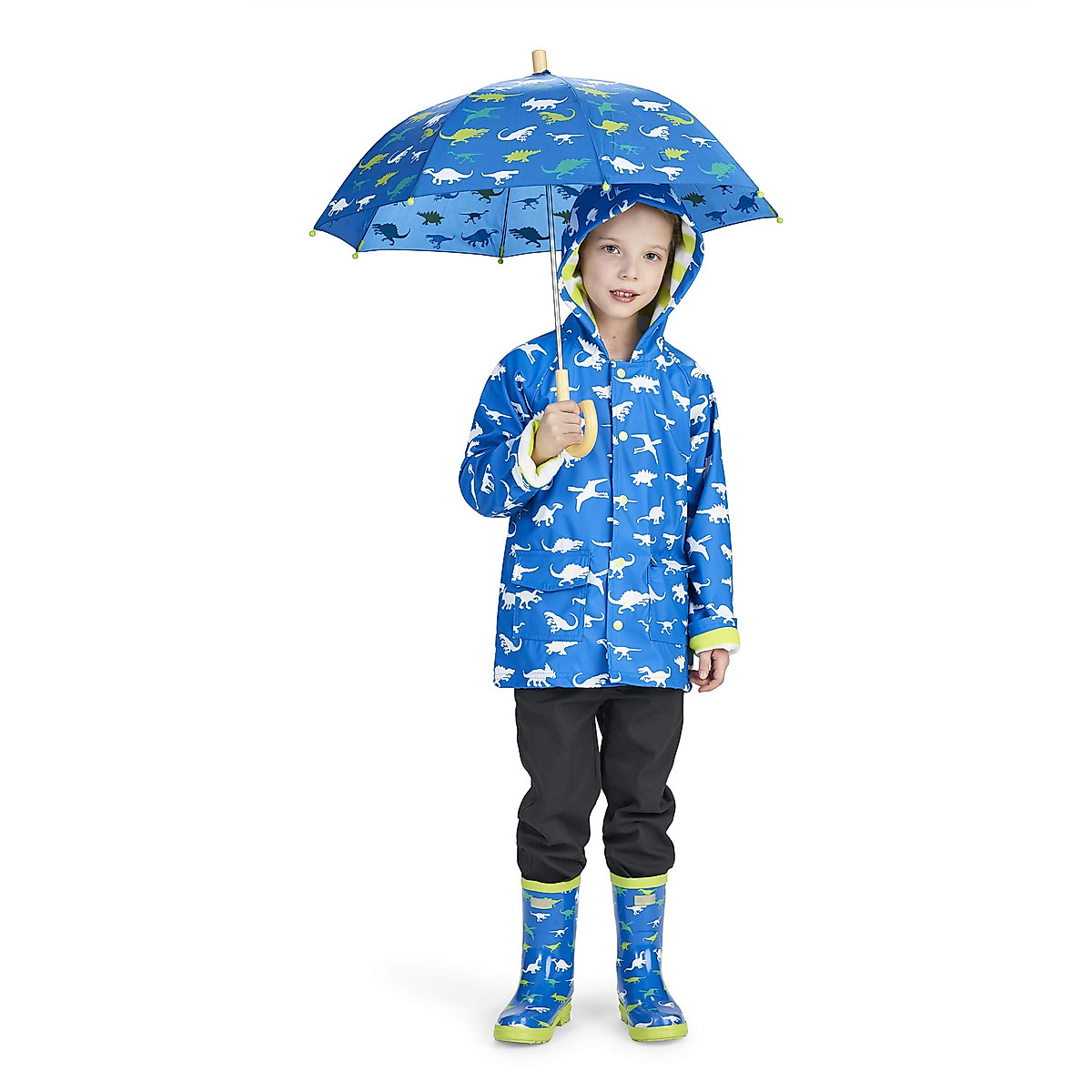 Hatley Kids Printed Umbrellas, Dinosaur Menagerie, One Size