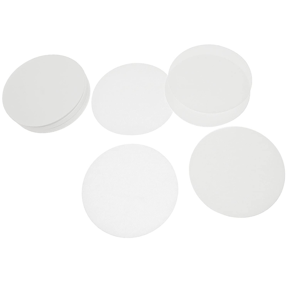 Longdex Filter Paper 100PCS 9cm Laboratory Supply Ashless Quantitative Circles Filter Paper Medium Speed Cellulose Filter Paper