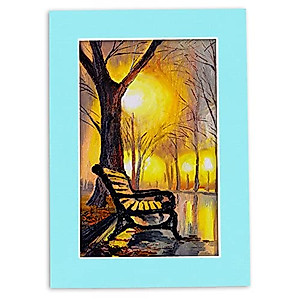 4x6 Mat for 5x7 Frame - Precut Mat Board Acid-Free Mixed Colors 4x6 Photo Matte Made to Fit a 5x7 Picture Frame, Premium Matboard for Family Photos, Show Kits, Art, Picture Framing, Pack of 25 Mats