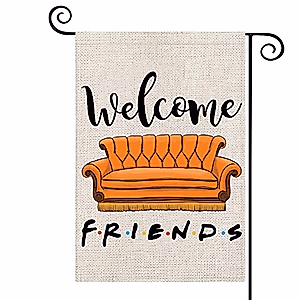 Fri Themed Welcome Home Decor Garden Flag Yard Porch House Flag for Outside Decoration (Welcome Fri)