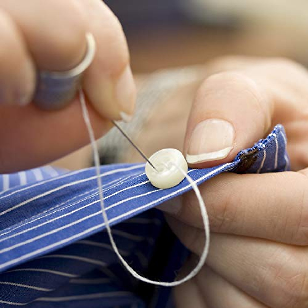 20 pcs. Large Eye Hand Sewing Needles - 1.5 inch Long in Needle Storage Tube with Needle Threader