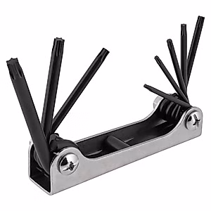 Performance Tool W1317 8-Piece Star Key Set with Rust-Resistant Finish, Sizes T9-T40, Heat Treated Alloy Steel Construction