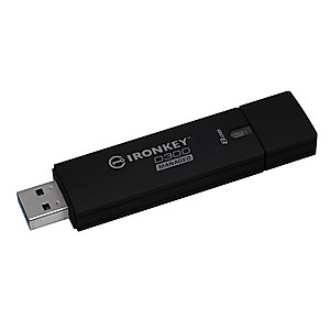 Kingston - IKD300SM/128GB - MF IKD300SM 128GB 128GB D300SM AES 256 XTS Encrypted USB Drive Retail