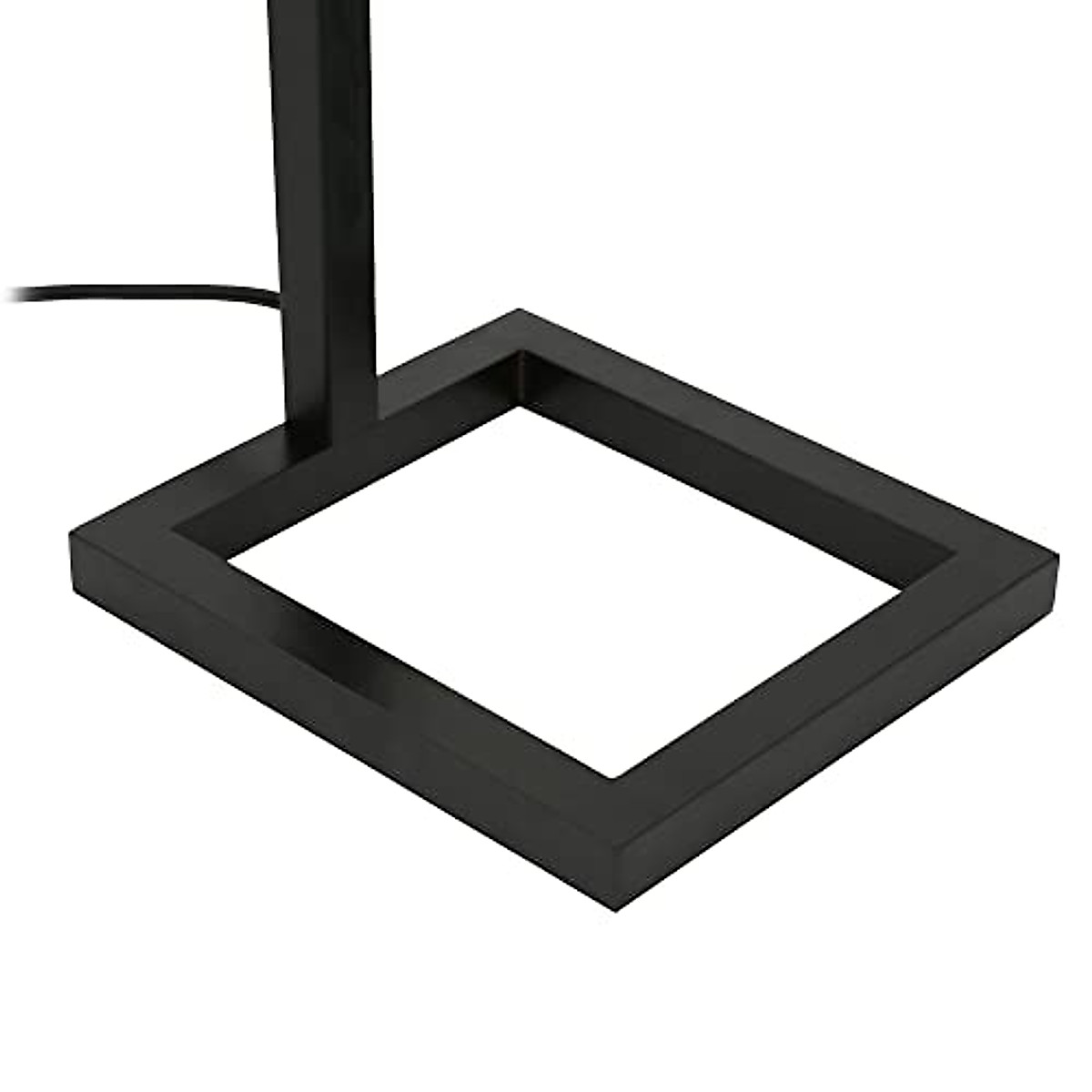 Grayson 68" Tall Floor Lamp with Fabric Shade in Blackened Bronze/White