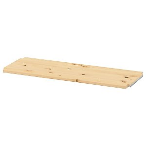 Ivar Shelf 33 x 12 Solid Pine Storage System 303.181.63 - 33x12, Beige