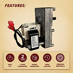 Englander CU-047042 Auger Feed Stirrer Motor 2 RPM Clockwise Gearbox Fits 10-CPM 25-EP/EPI 25-IP 25-IPM 25-IPS 25-PAH 25-PUF 49-SHCPM 49-TRCPM 55-SHPAH 55-SHPEP 55-SHPEPL 55-TRPAH 55-TRPEP