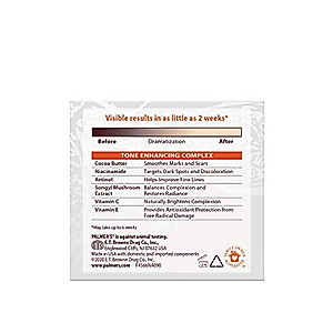 Palmer's Cocoa Butter Formula Eventone Fade Cream, Anti-Dark Spot Fade Cream with Vitamin E and Niacinamide, Helps Reduce Dark Spots & Age Spots, 2.7 Ounce