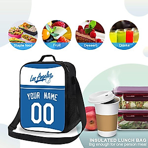 INAOO Lunch Bag Los Angeles Personalized Lunch Box Backpack Gifts for Men Women