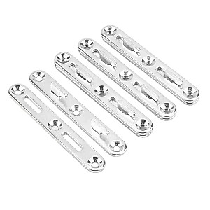 BETOCI Bed Rail Fasteners 5.12" Wood Bed Rail Connecting Fittings Heavy Duty Bed Frame Rail Hardware Set of 4