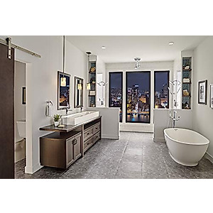 DELTA FAUCET T27867-BL Angular Modern Monitor 17 Series Valve 3-Setting Integrated Shower Trim with Diverter, Matte Black