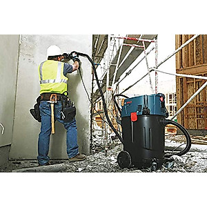 BOSCH VAC140AH Portable 14 Gallon Dust Extractor with Auto Filter Clean and HEPA Filter