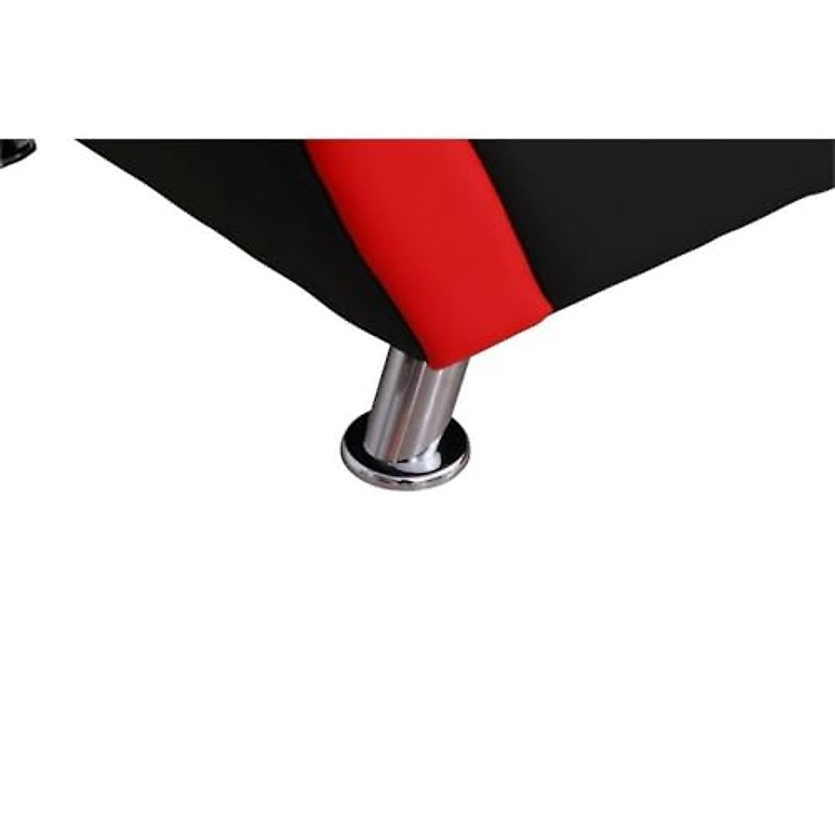 Kingway Furniture Puma Faux Leather Living Room Sofa - Black/Red