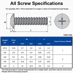 MroMax 30Pcs M4 x 12mm Truss Head Phillips Machine Screws for Cabinet Drawer Knob Pull Handle, 304 Stainless Steel 18-8, Fully Thread, Metric Silver Gray Cross Head Screws Bolts