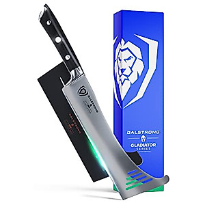 Dalstrong Spatula Knife Hybrid Utensil - 8 inch - Gladiator Series Elite - High Carbon German Steel Kitchen Knife - G10 Handle - Multi-Purpose - BBQ, Chop, Slice, Grill, Flip - Sheath - NSF Certified