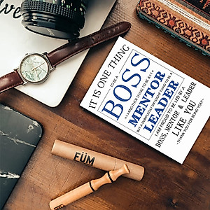 OJsensai Funny Boss’s Day Card For Boss, Best Boss Day Gifts For Leader, Appreciation Card For Mentor, Happy Boss Day For Man Woman