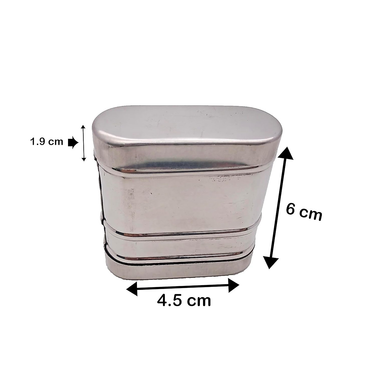 Chunauti Stainless Steel Chunauti/Surti/Khaini Chunauti Dibbi | Box | Stainless Steel Chunauti |B0CLVHDF9K