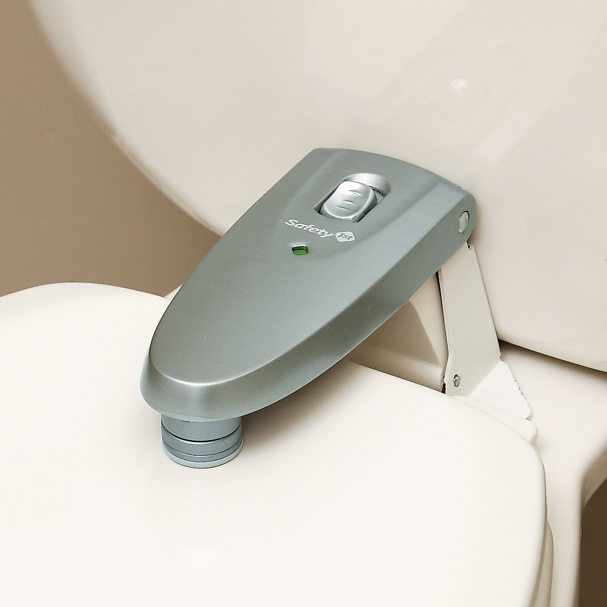 Safety 1st Prograde Toilet Lock, White and Silver - 1 Pack