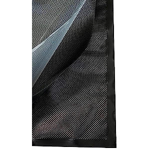 WISPAK Vacuum Sealer Bags food grade BPA free vac seal - 2 pack Rolls (11x50, Black/Clear)