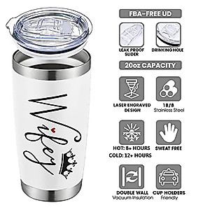 Wife Gifts from Husband - Gifts for Wife - Wedding Anniversary, Birthday Gifts for Wife, Mothers Day Gifts - Romantic Gifts for Her, Funny I Love You Gifts for Her - Gift for Wife - 20 Oz Tumbler