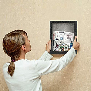 ShadowBox Display Case Bundle | 8x8 Black Shadow Box Frame & 8x10 Top Loading Black Shadow Box with Industrial White Backboard