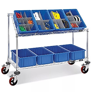 HANDSAMMU 6 inch Heavy Duty Caster Wheel-Industrial Caster Wheels, Polyurethane Tread Cast lron Wheels(Crown)- Set of 4 with up to 4800LB Capacity